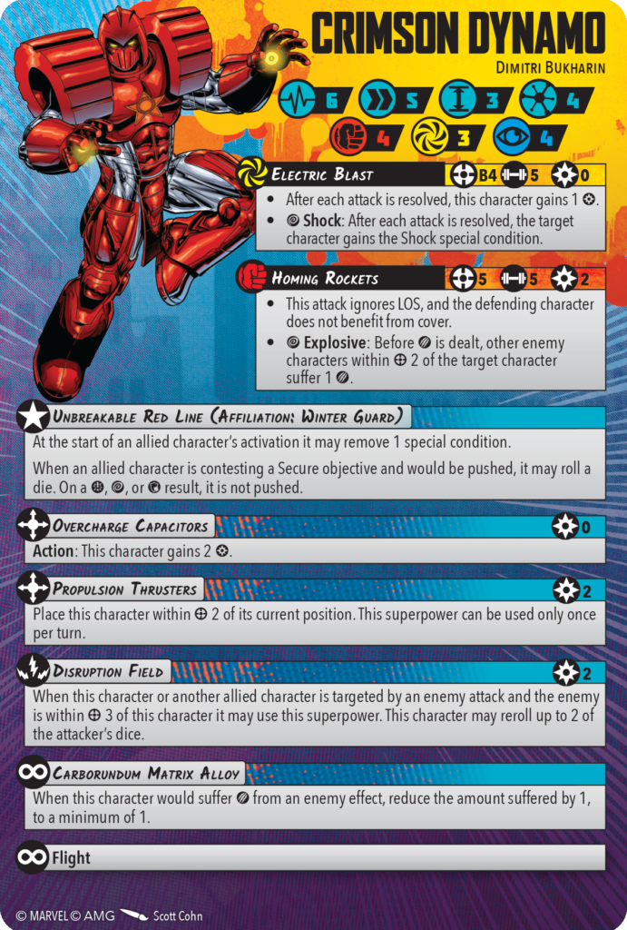 Crimson Dynamo and Darkstar - atomicmassgames