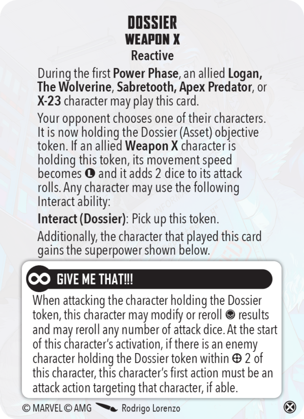 Rival Panels: Weapon X Program - atomicmassgames