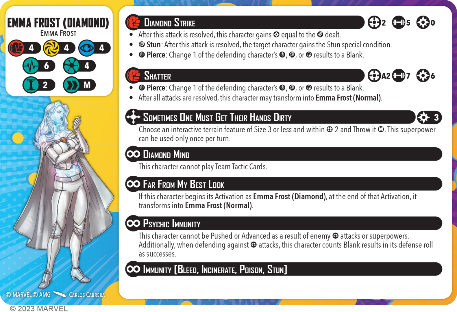 From Panel to Play: Emma Frost - atomicmassgames