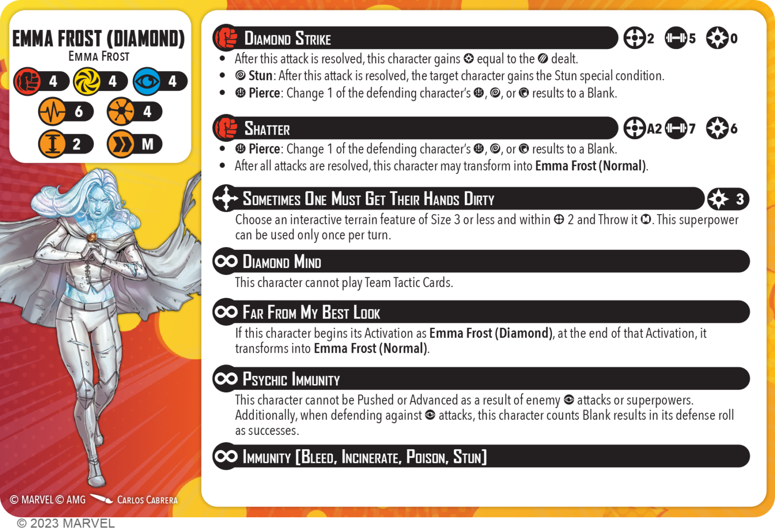 From Panel to Play: Emma Frost - atomicmassgames