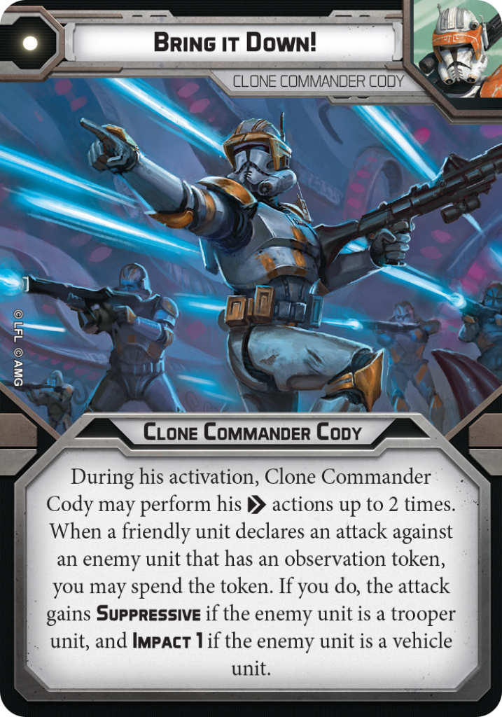 Clone Commander Cody - atomicmassgames