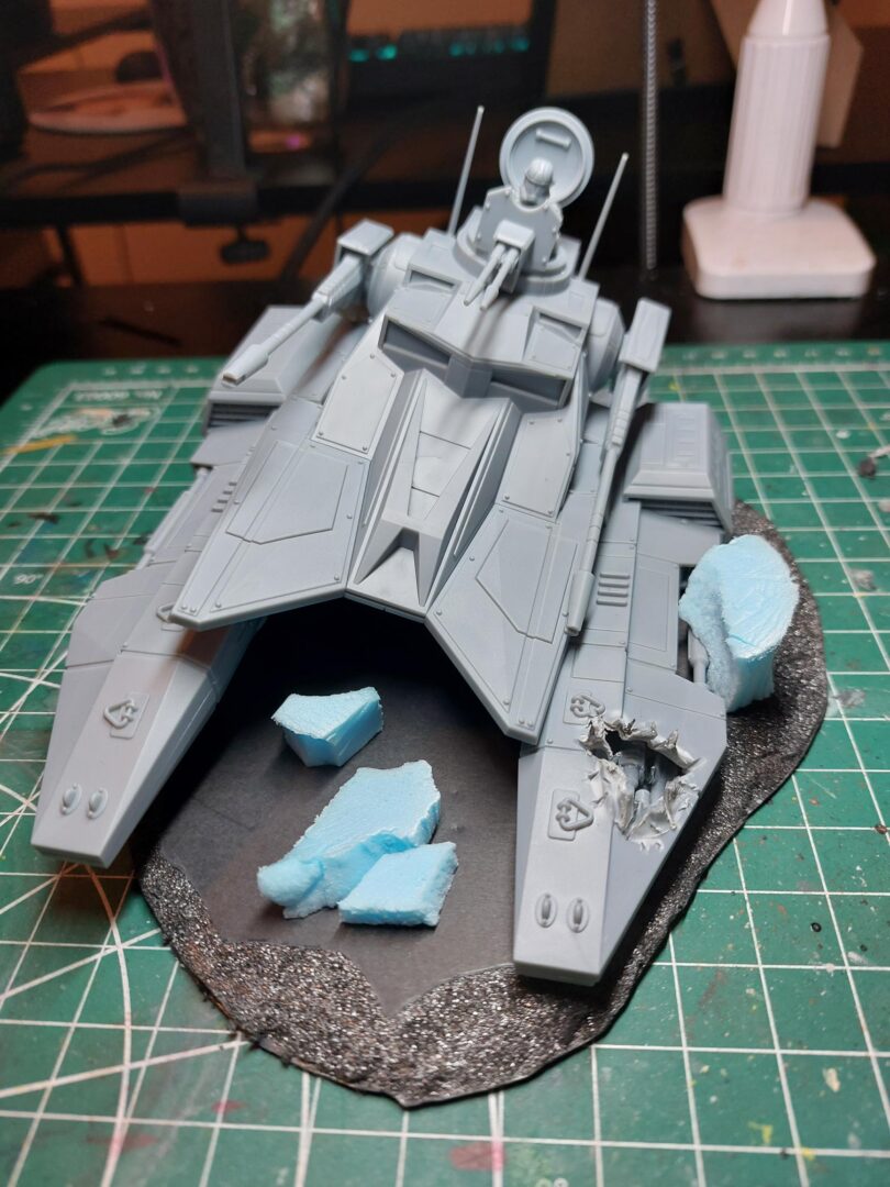 STAR WARS: Legion Crashed Vehicle Project Part 2 - atomicmassgames