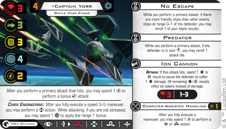 Star Wars: X-Wing — Battle Over Endor Imperial Preview - atomicmassgames