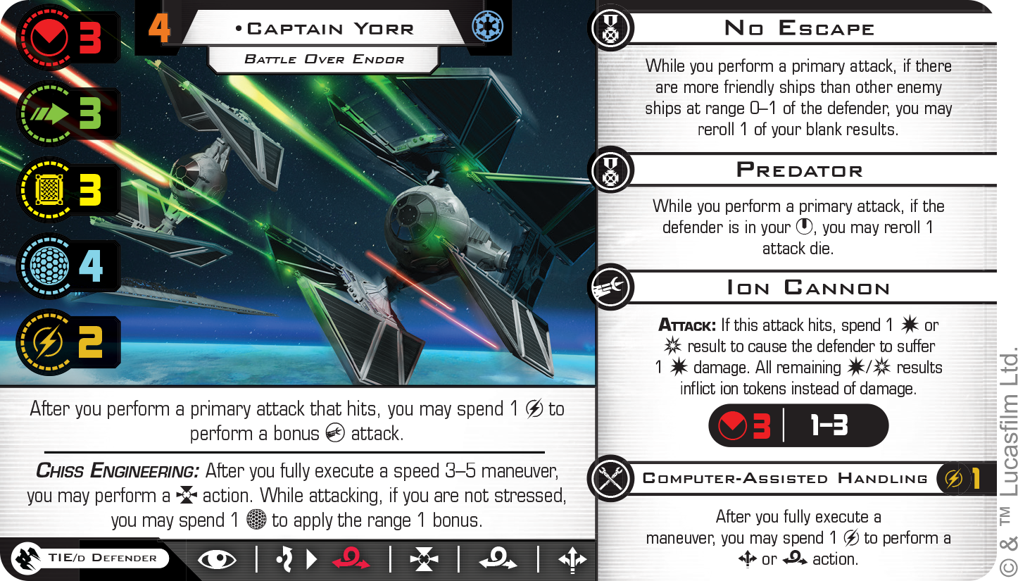 Star Wars: X-Wing — Battle Over Endor Imperial Preview - atomicmassgames