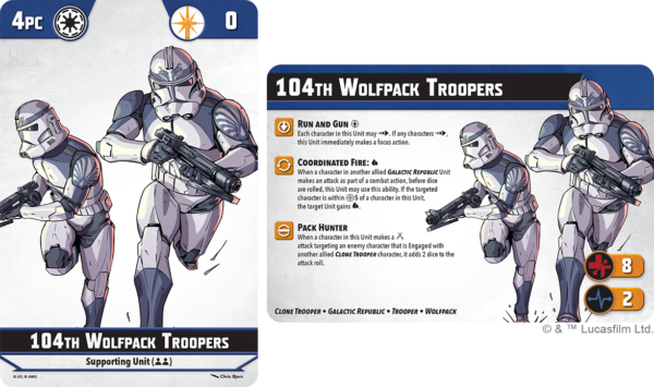 CC-3636 Commander Wolffe & 104th Wolfpack Preview - atomicmassgames