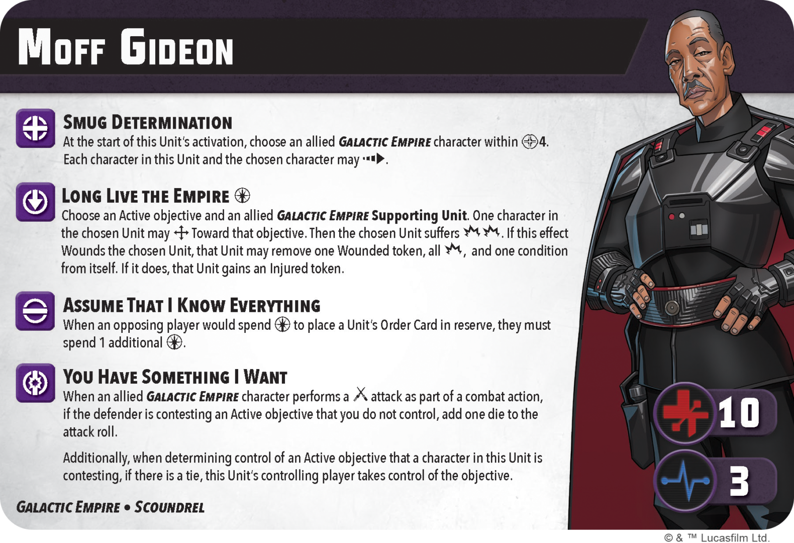 Databank Download: Moff Gideon - atomicmassgames