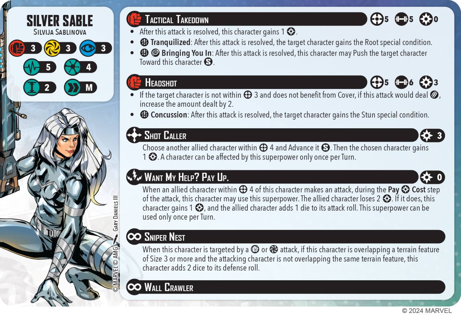 From Panel to Play: Silver Sable - atomicmassgames