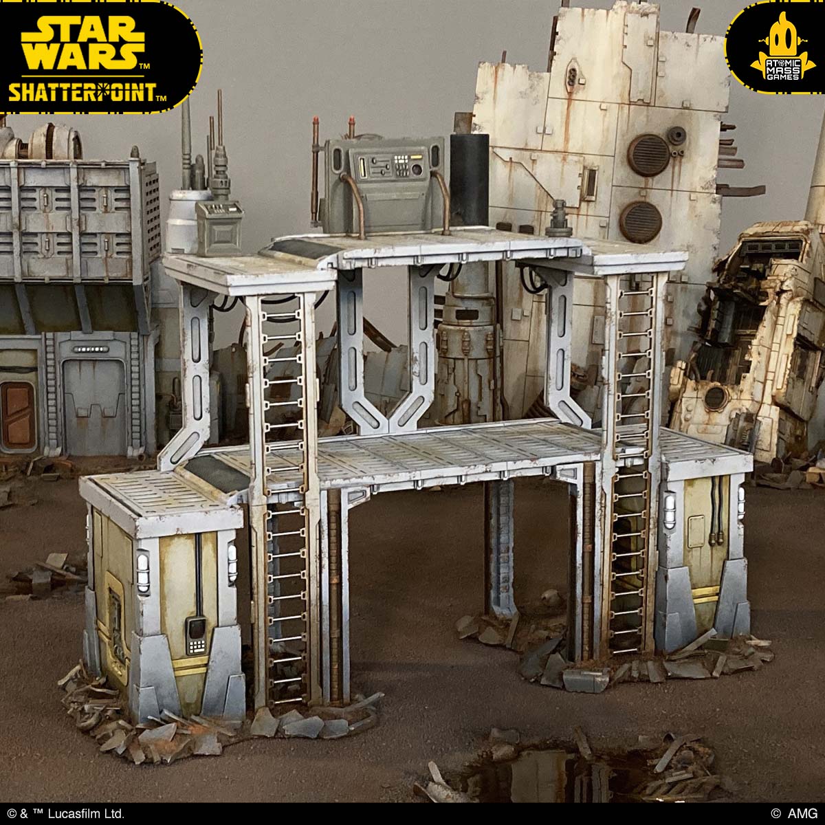 Rob Hawkins on Kitbashing Star Wars Buildings - atomicmassgames