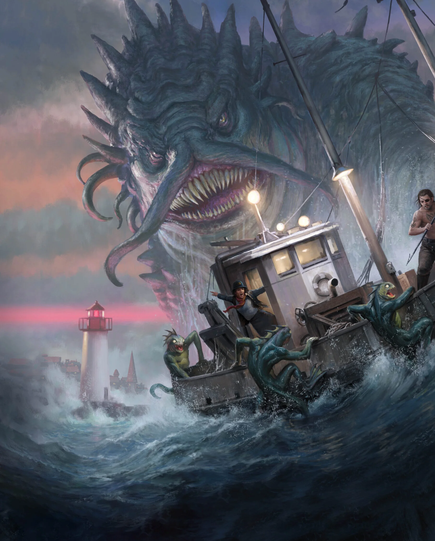 Mother Hydra & Father Dagon | ArkhamHorror.com | The Official Arkham ...