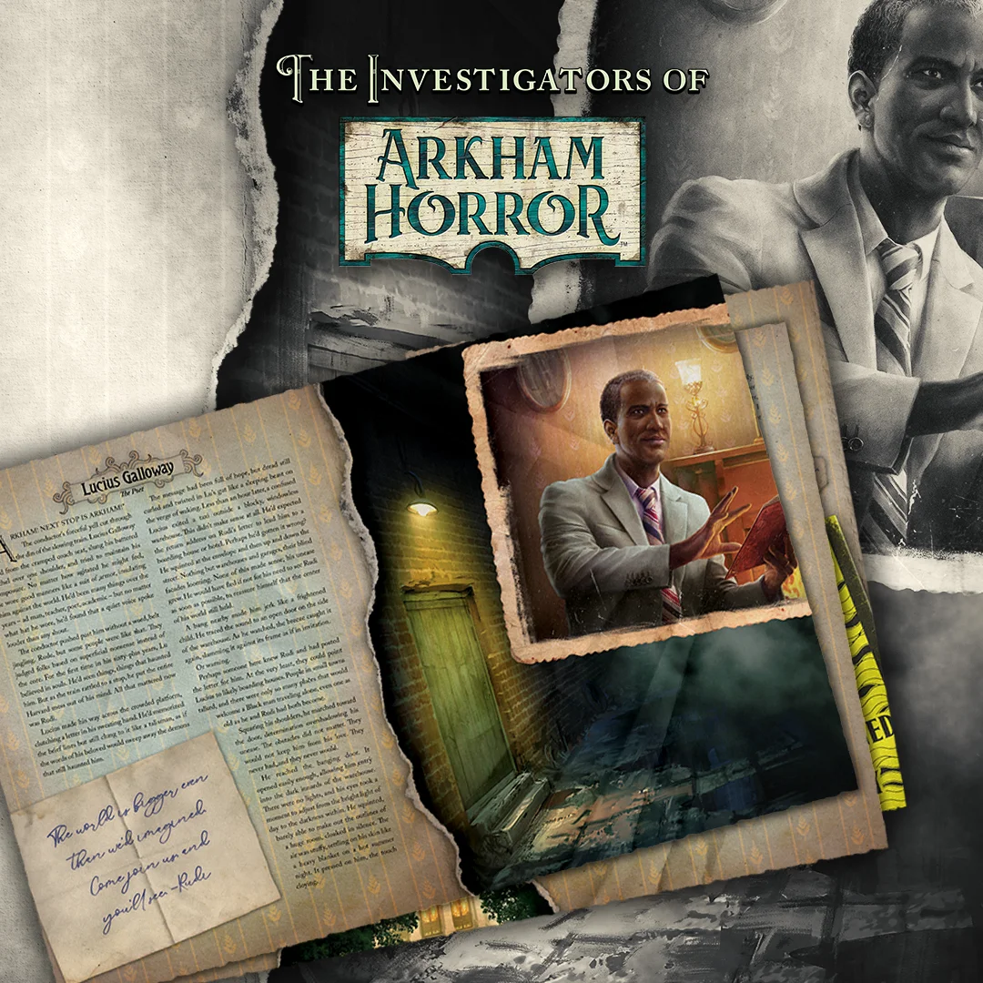 The Investigators of Arkham Horror: Lucius Galloway | ArkhamHorror.com ...