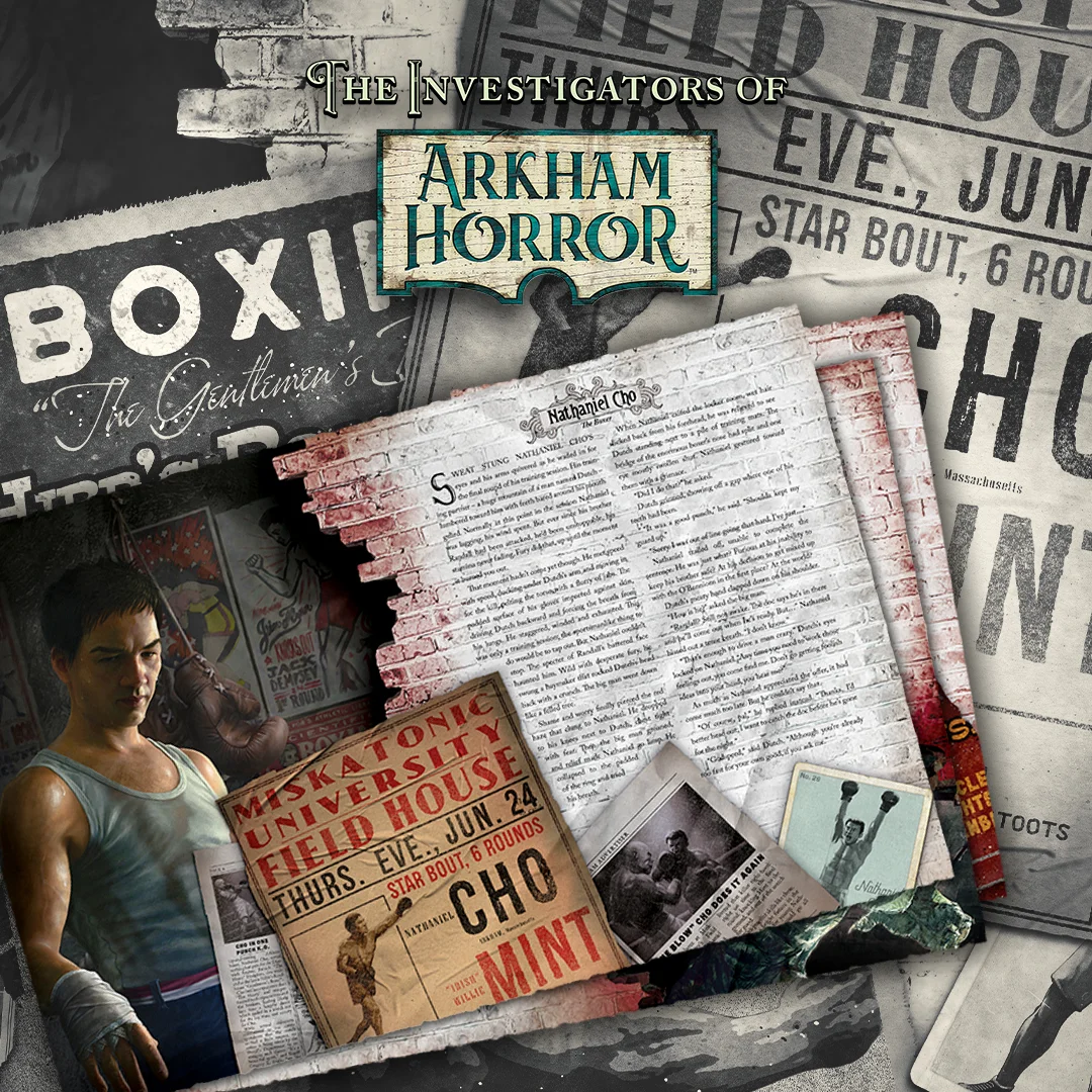 The Investigators of Arkham Horror: Nathaniel Cho | ArkhamHorror.com ...