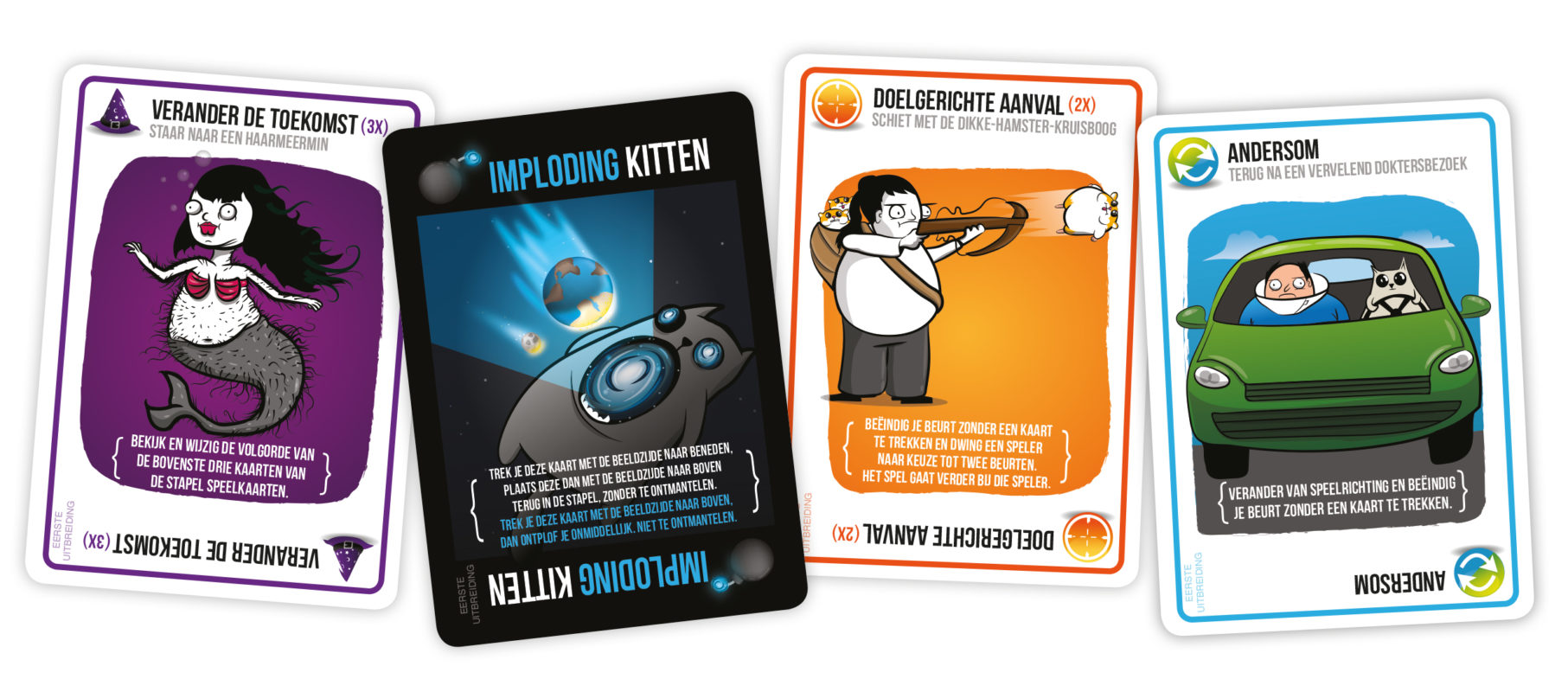 Exploding Kittens - Uitbreiding Imploding Kittens - Asmodee Belgium