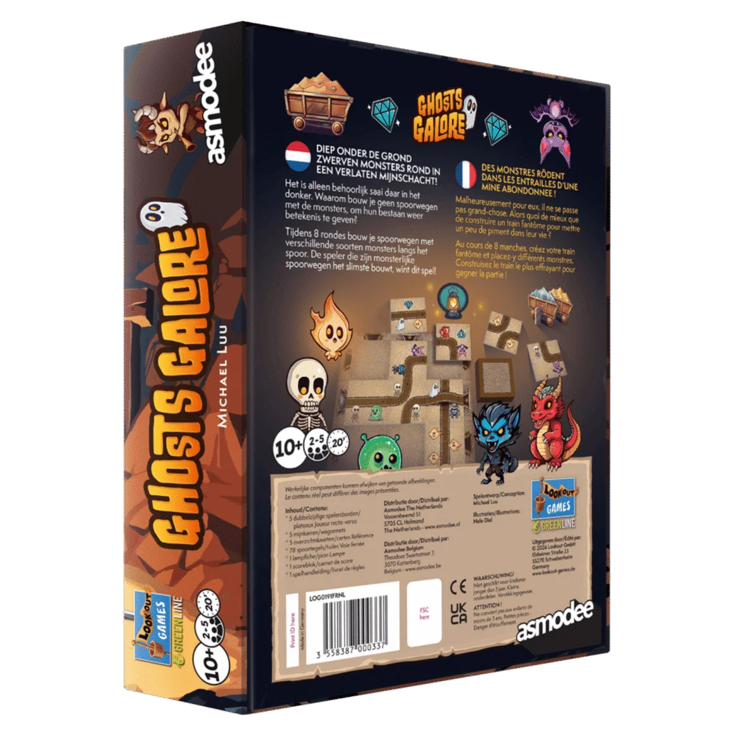 Ghosts Galore Board Game - Asmodee Belgium