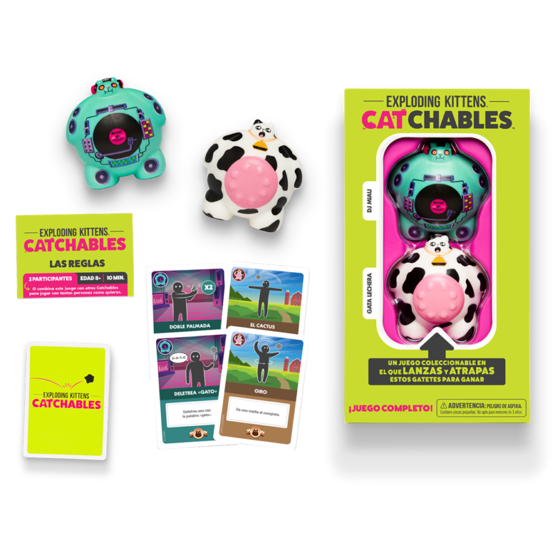 Exploding Kittens: Catchables 2-Pack #4 Juego de mesa - Asmodee Spain