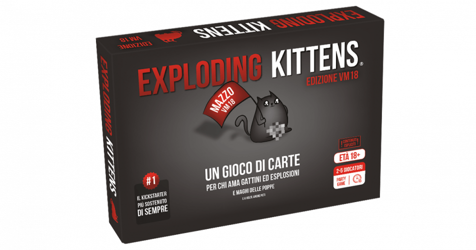 Exploding Kittens VM18 Board Game - Asmodee Italia