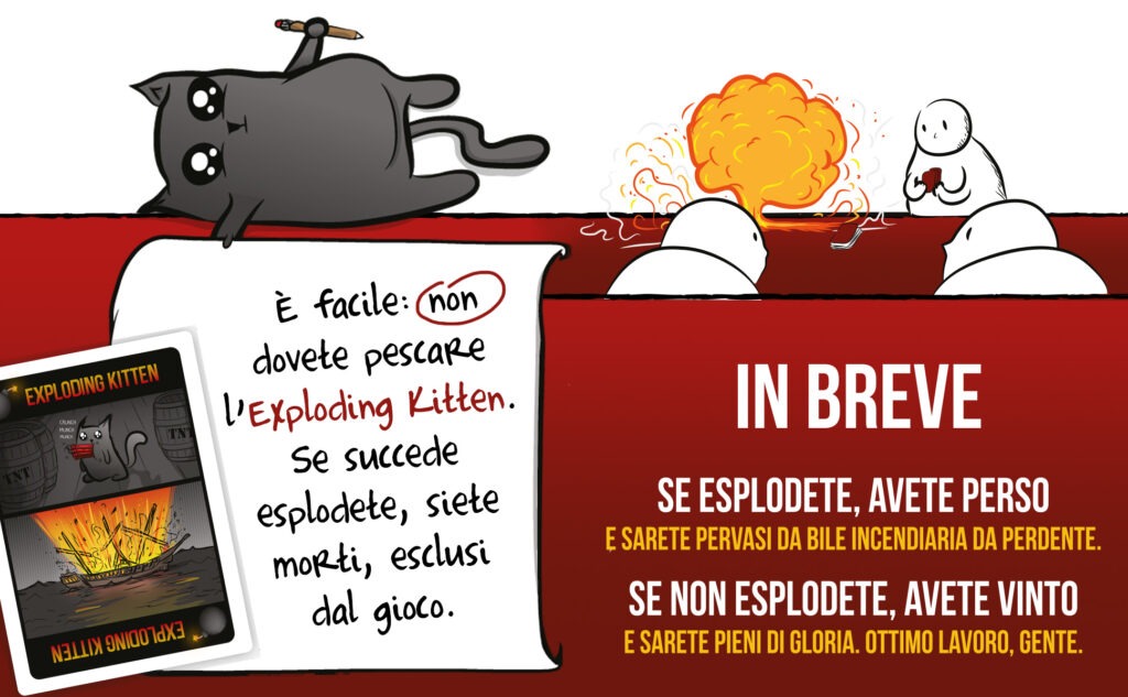 Exploding Kittens Board Game - Asmodee Italia