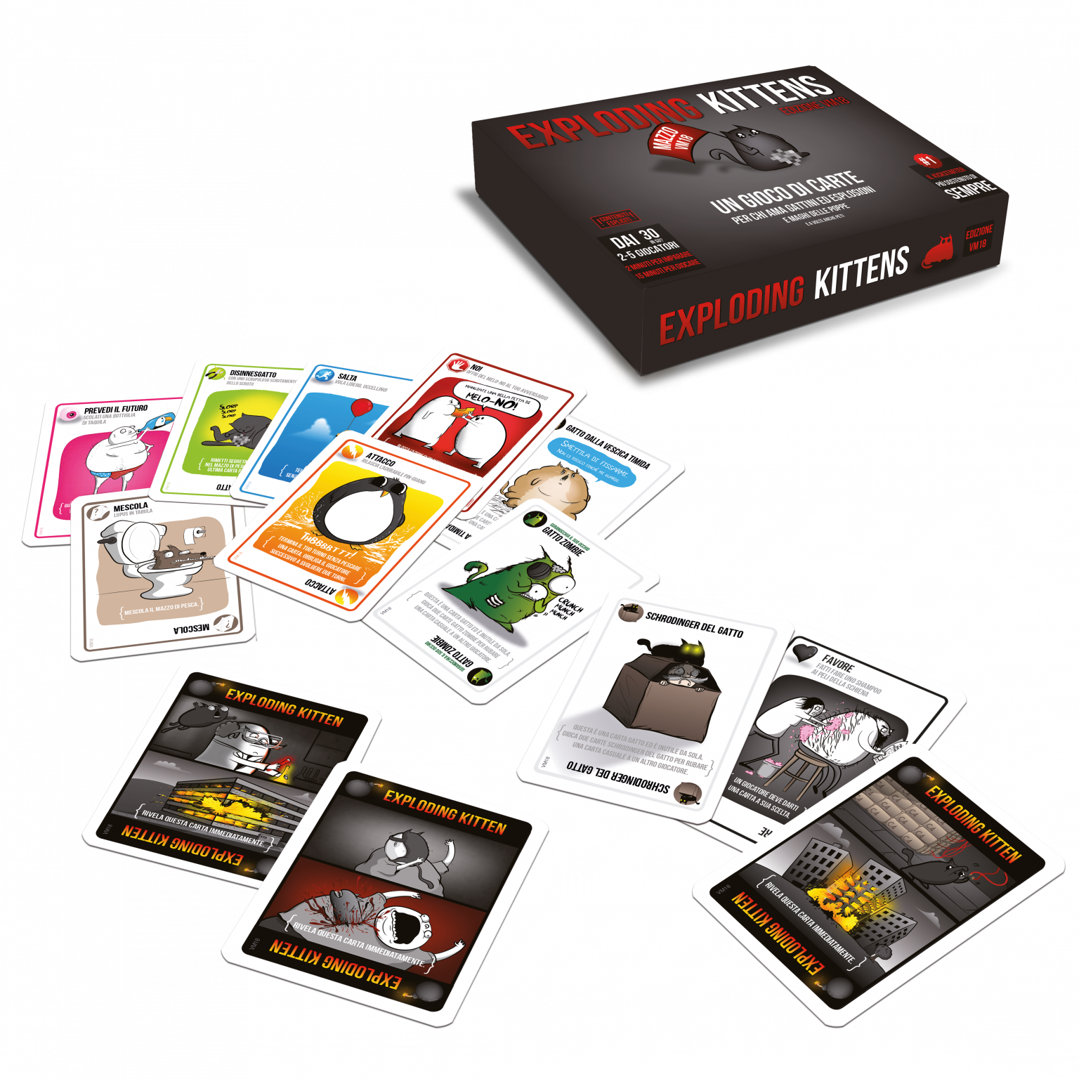 Exploding Kittens VM18 Board Game - Asmodee Italia