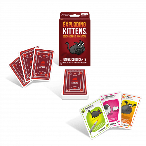 Exploding Kittens - Edizione per 2 giocatori Board Game - Asmodee Italia