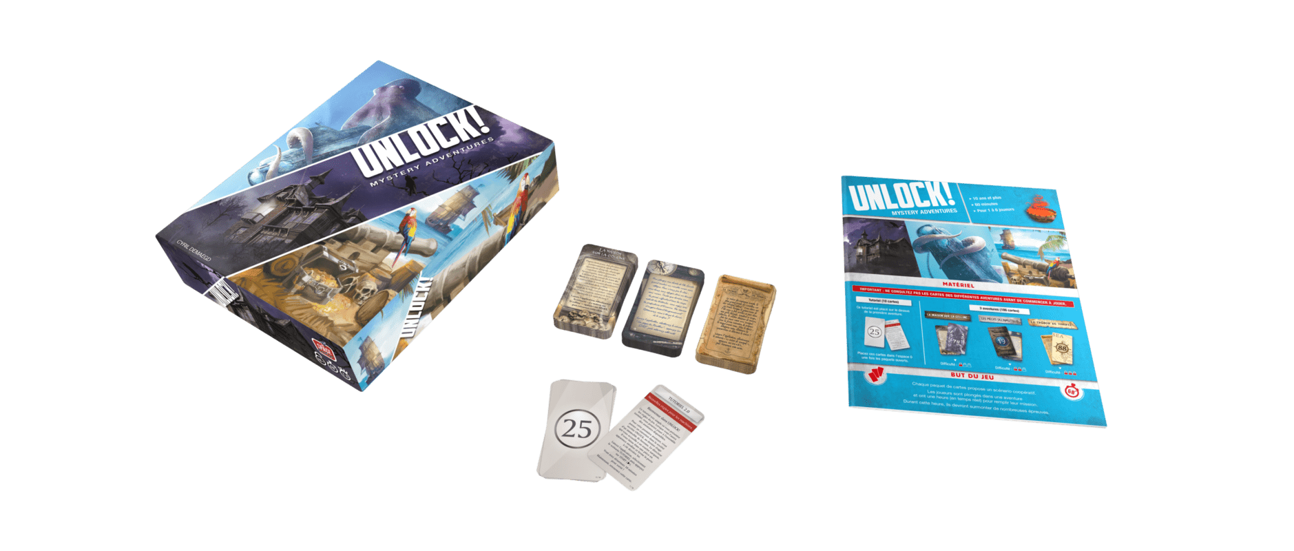 Unlock! Mystery Adventures Board Game - Asmodee Italia