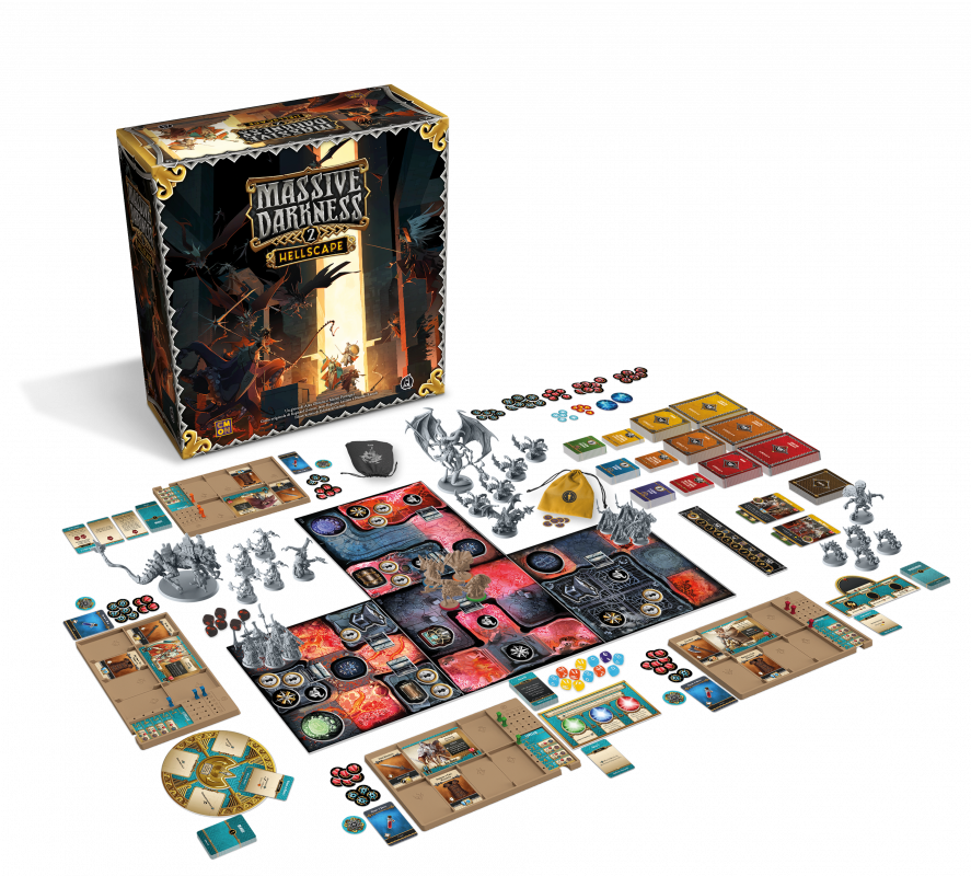 Massive Darkness 2: Hellscape Board Game - Asmodee Italia