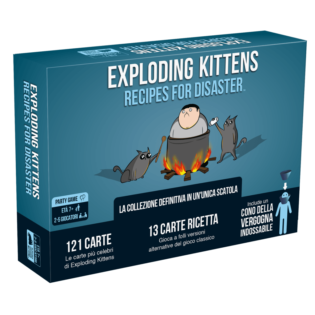 Exploding Kittens Grab & Game Board Game - Asmodee Italia Exploding Kittens Grab & Game Board Game - Asmodee Italia