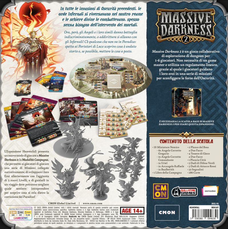 Massive Darkness 2 - Heavenfall Board Game - Asmodee Italia