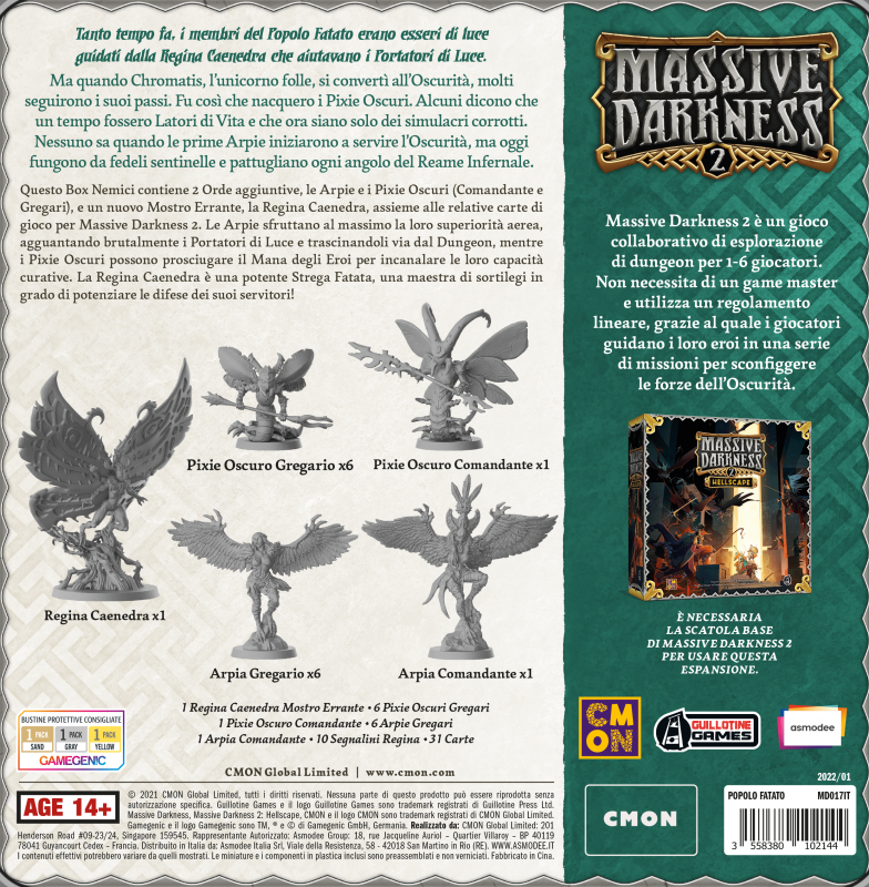 Massive Darkness 2 - Popolo Fatato Board Game - Asmodee Italia