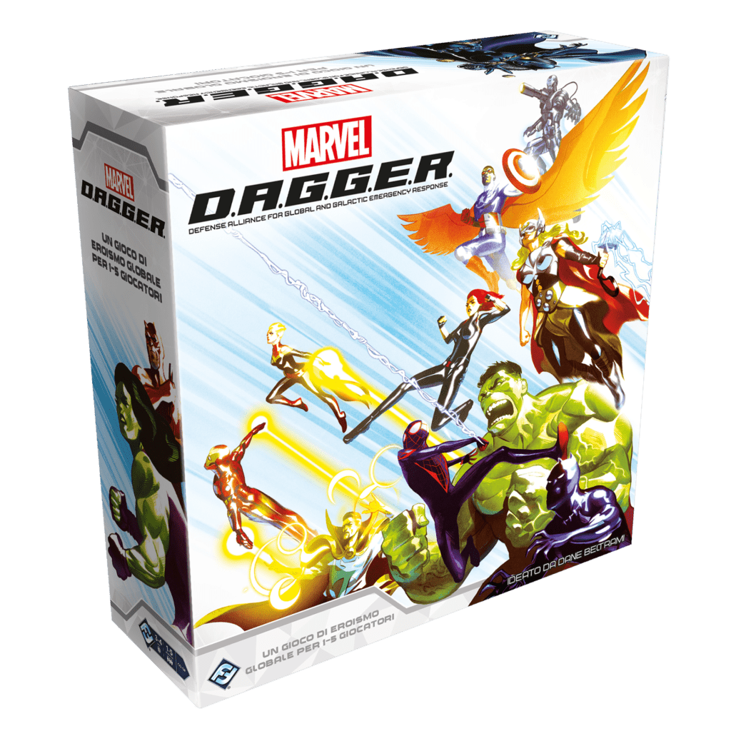 Marvel D.A.G.G.E.R. Board Game - Asmodee Italia