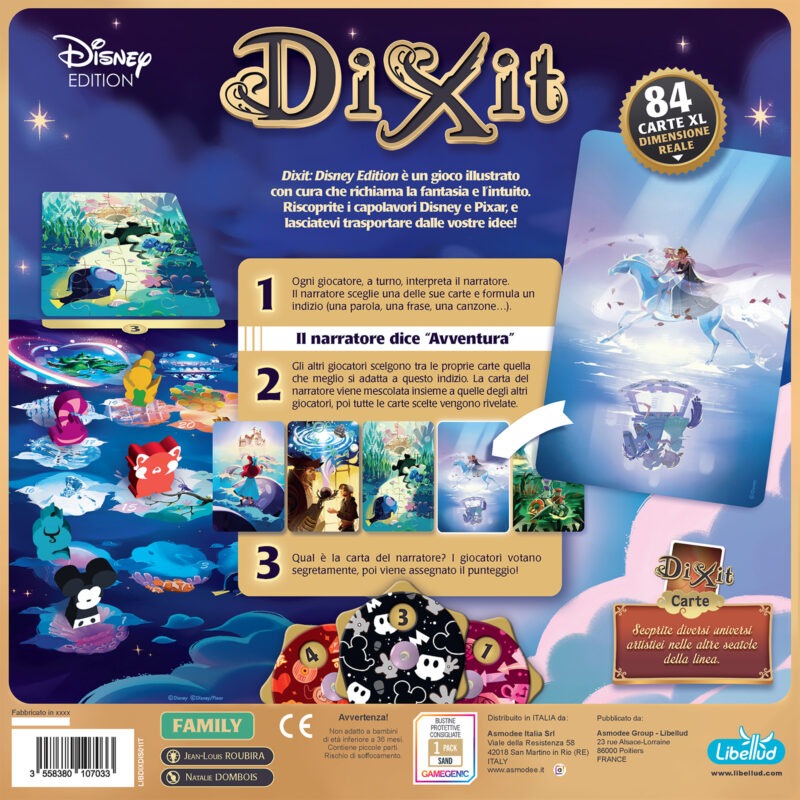 Dixit: Disney Edition Board Game - Asmodee Italia