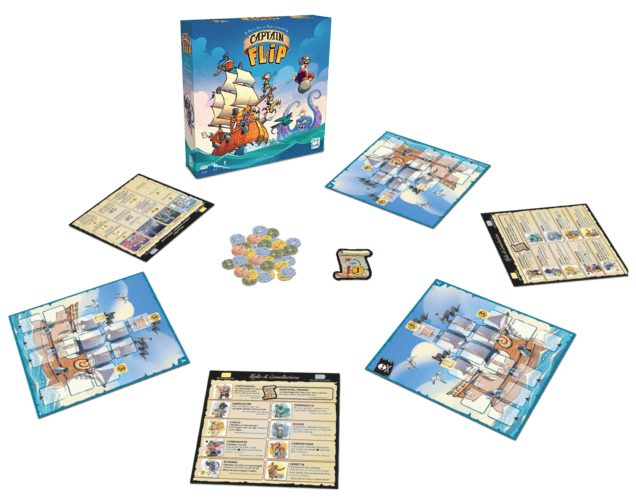 Captain Flip Board Game - Asmodee Italia