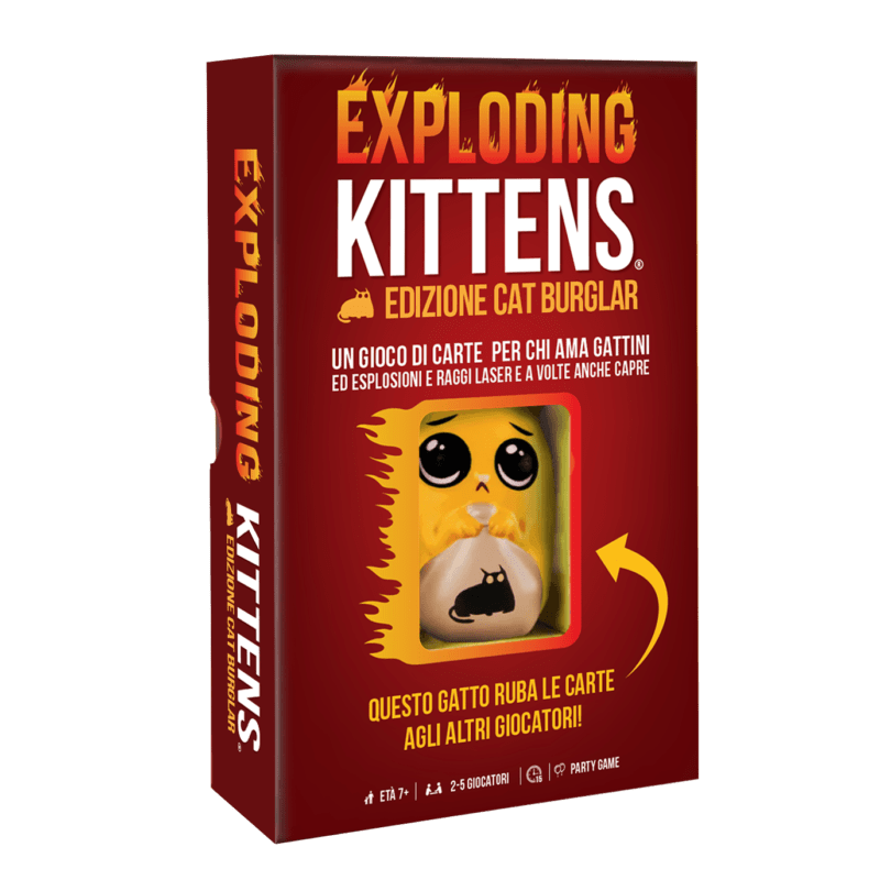 Exploding Kittens Grab & Game Board Game - Asmodee Italia Exploding Kittens Grab & Game Board Game - Asmodee Italia