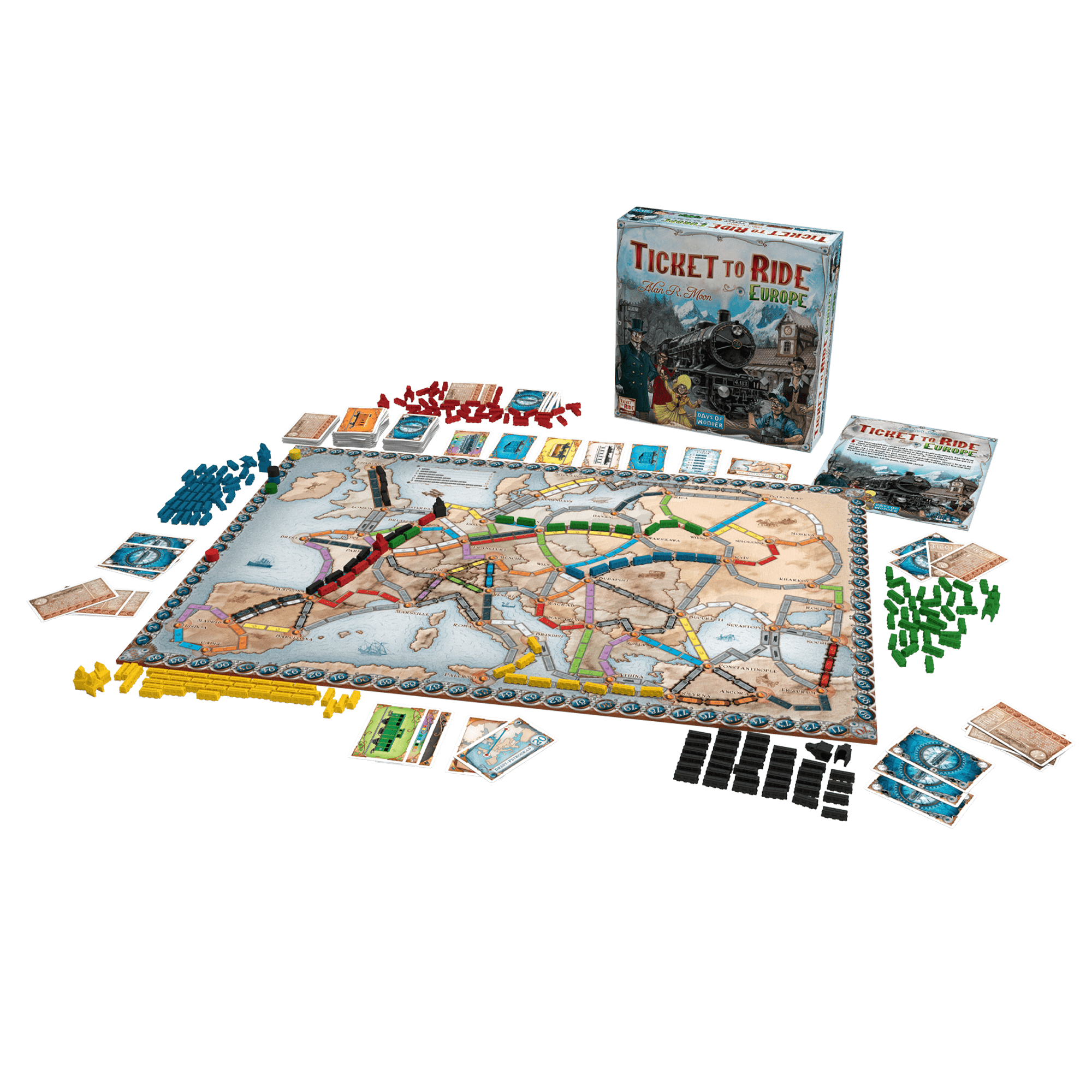 Ticket to Ride - Europe Board Game - Asmodee Nordics