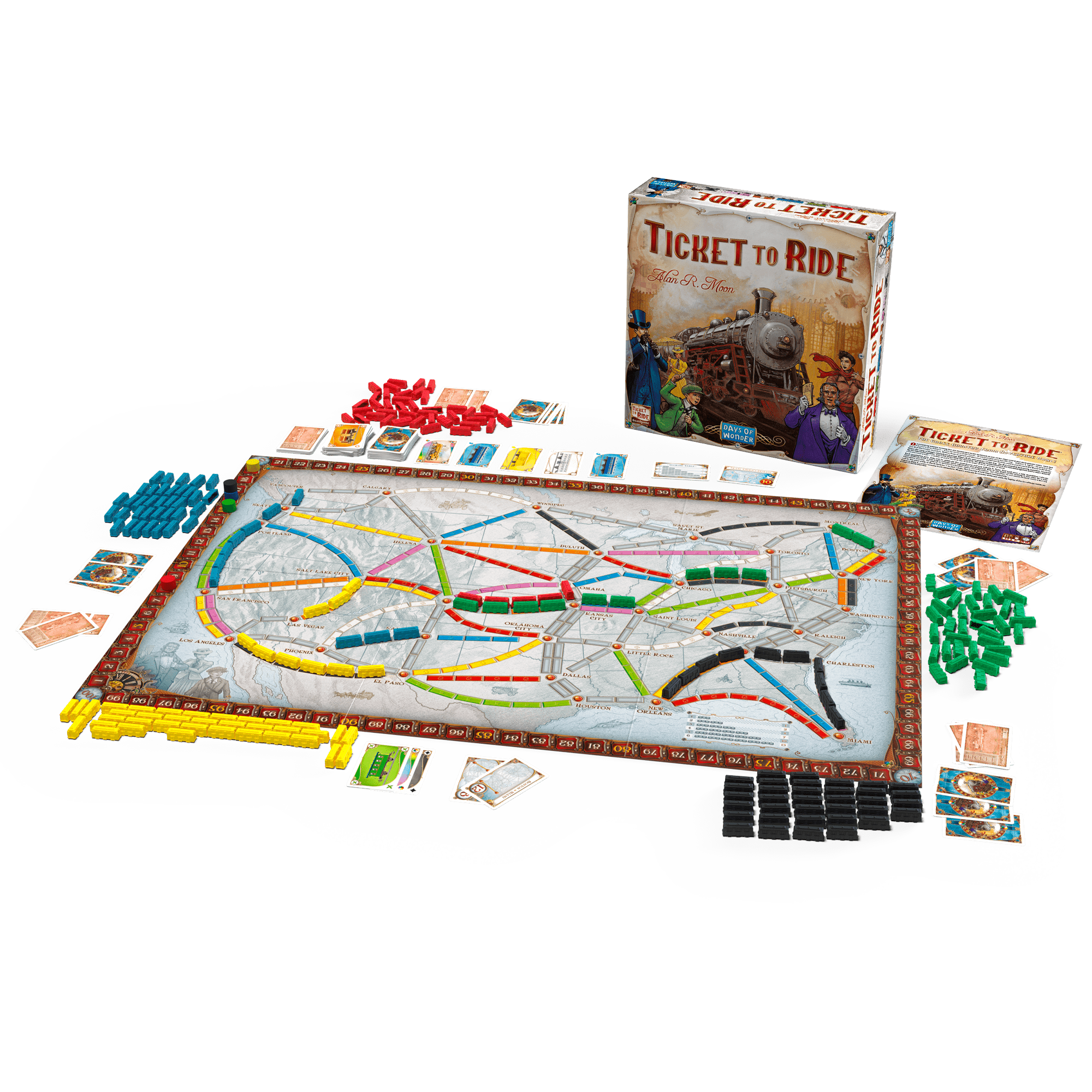 Ticket to Ride Board Game - Asmodee Nordics