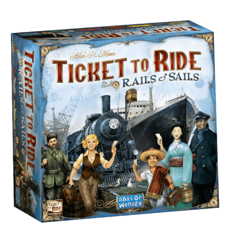 Ticket to Ride Rails & Sails Board Game - Asmodee Nordics