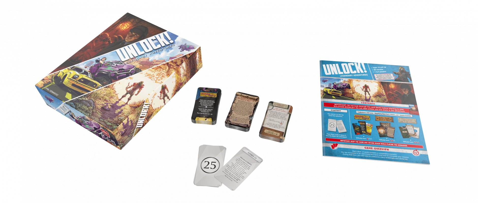 Unlock! - Legendary Adventures Board Game - Asmodee Nordics