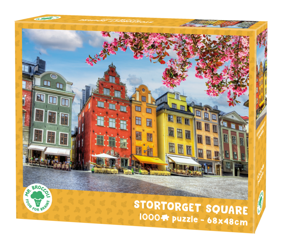 Mr. Broccoli Puzzle 1000 pcs Stortorget Square Board Game - Asmodee Nordics