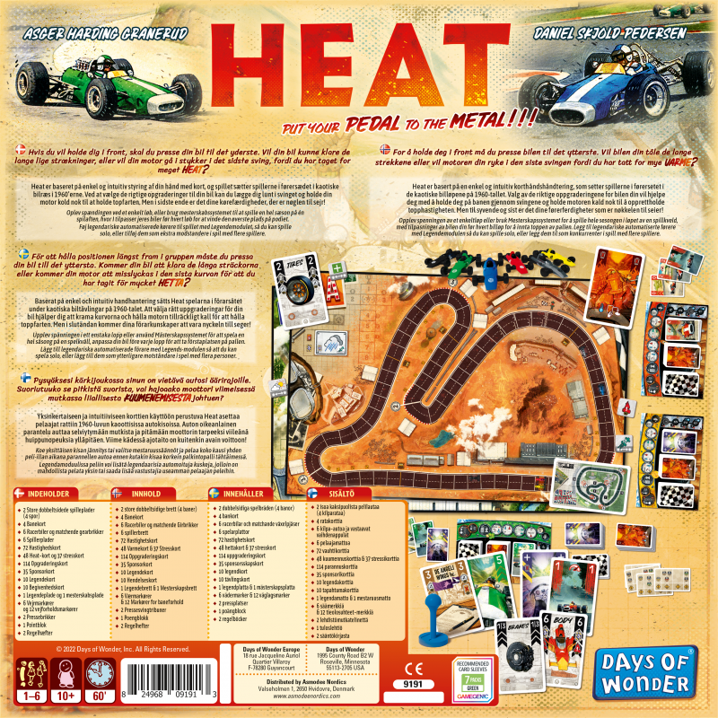 Heat Board Game - Asmodee Nordics