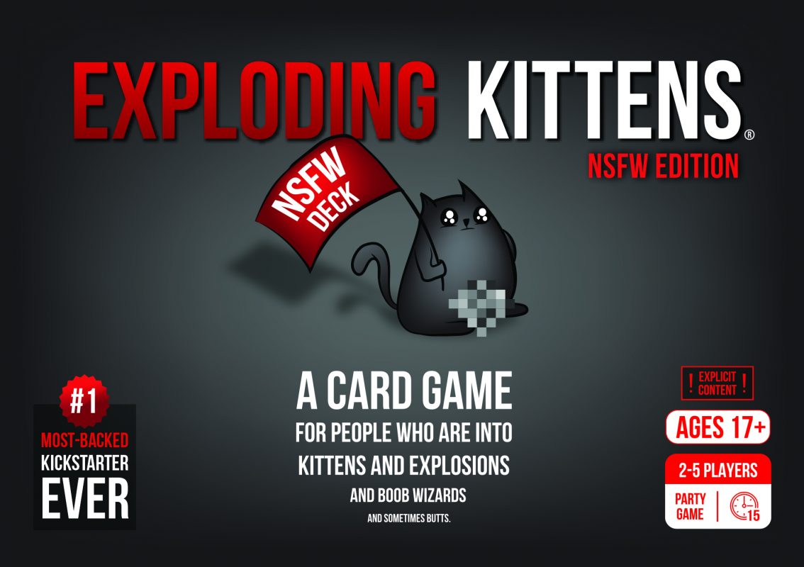 Exploding Kittens NSFW Board Game - Asmodee Nordics