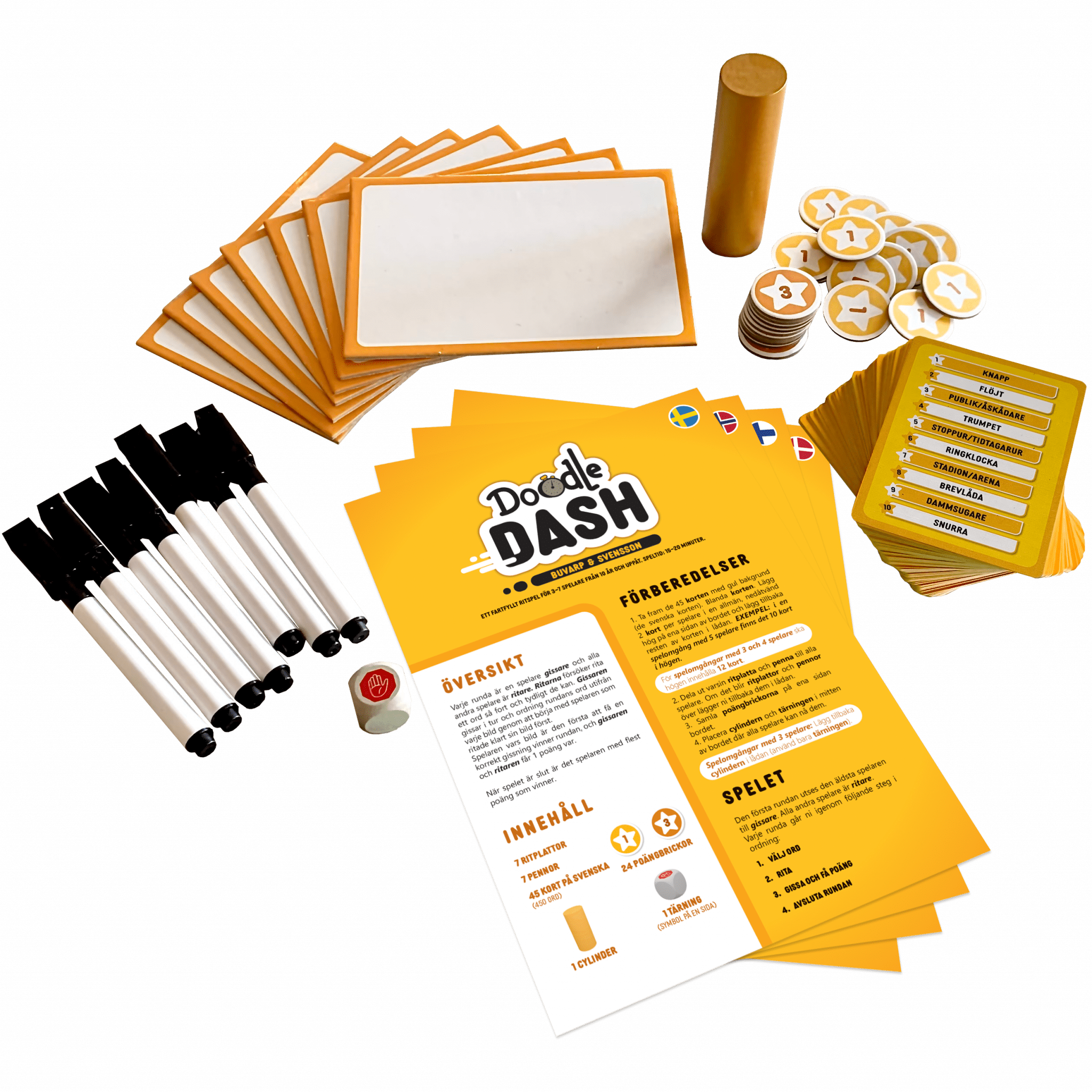 Doodle Dash Board Game - Asmodee Nordics