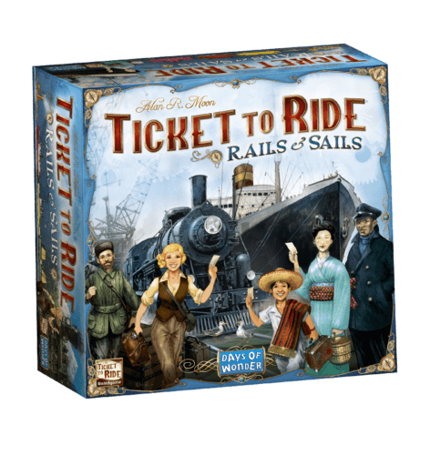 Ticket to Ride Rails & Sails Board Game - Asmodee Nordics