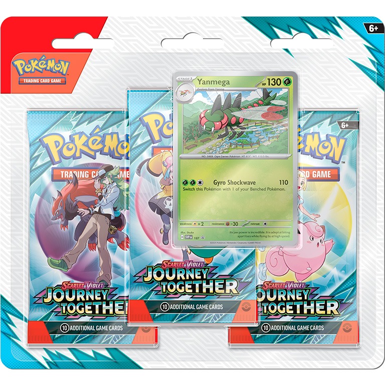 Pokémon TCG 3 Pack Blister - Asmodee Nordics