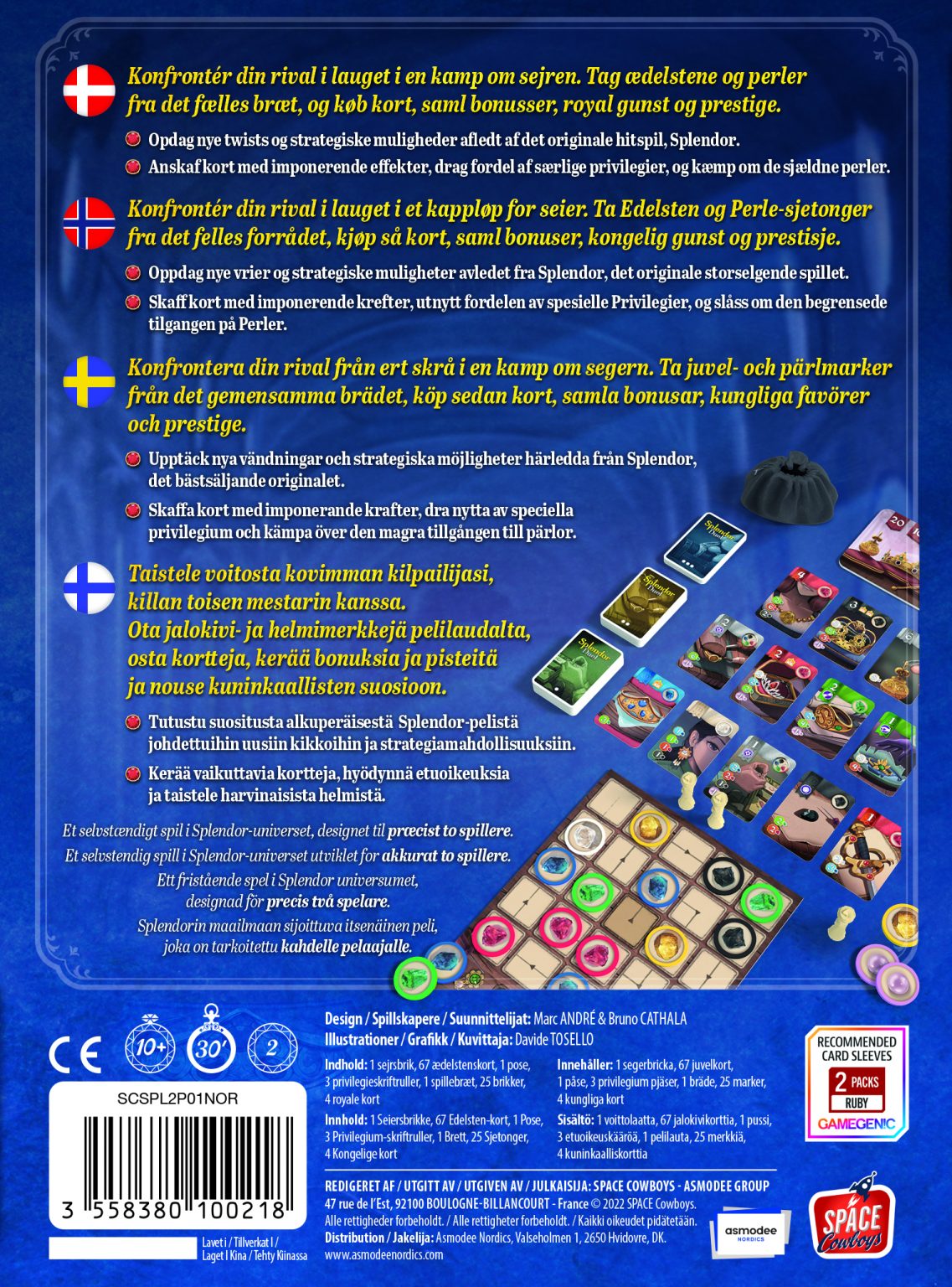 Splendor Duel Board Game - Asmodee Nordics