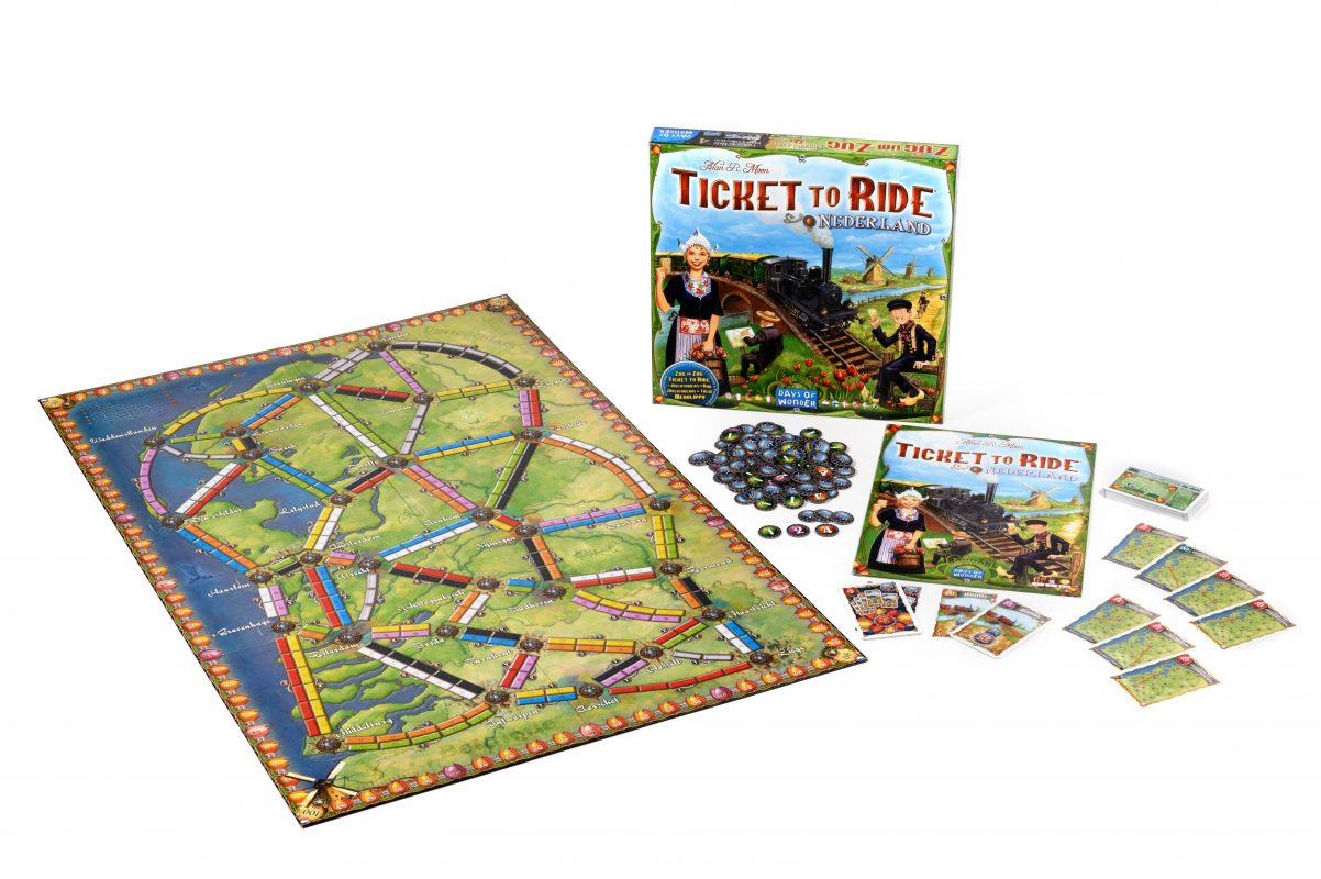 Ticket to Ride - Netherland (Expansion) (Map collection) Board Game ...