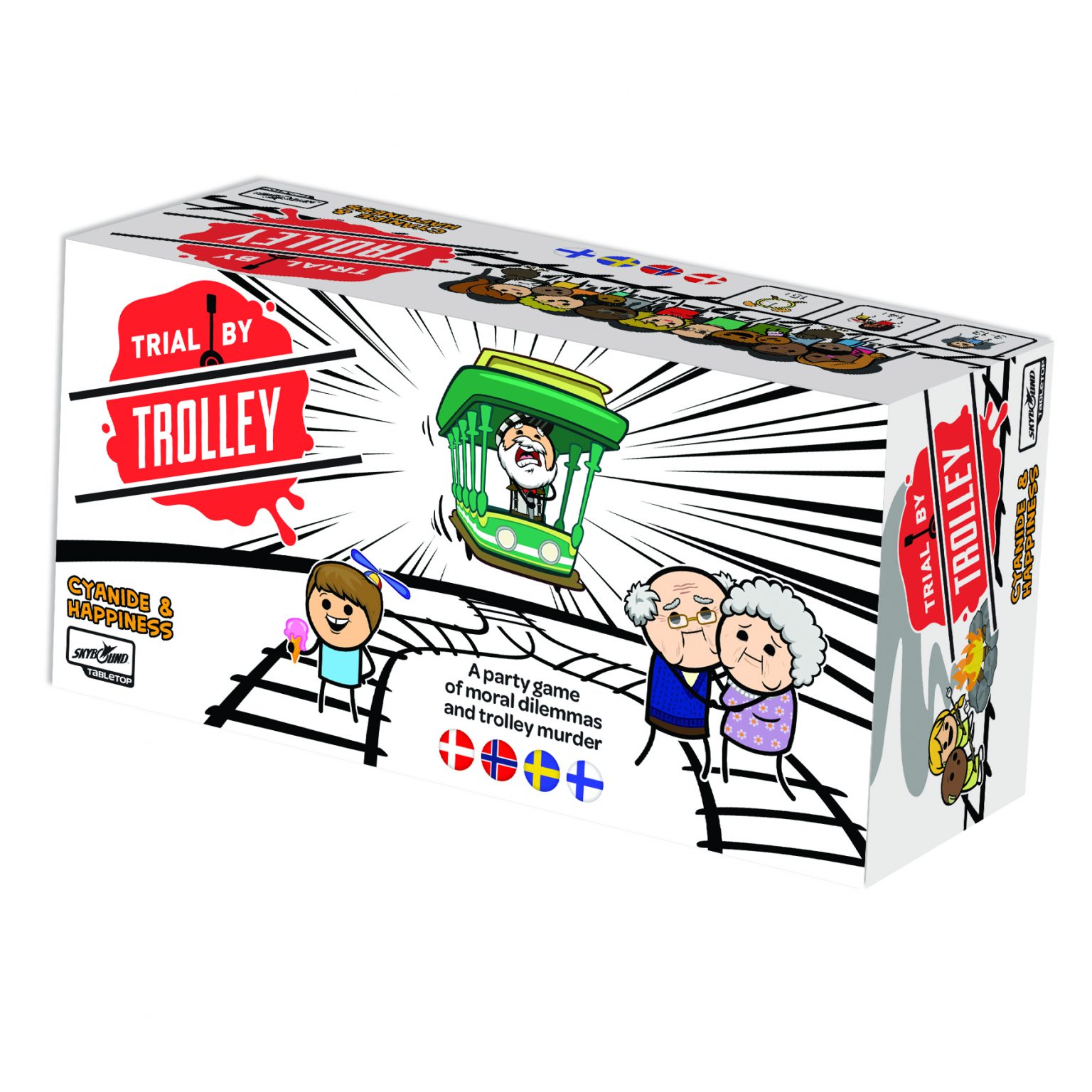 Trial by Trolley Board Game - Asmodee Nordics