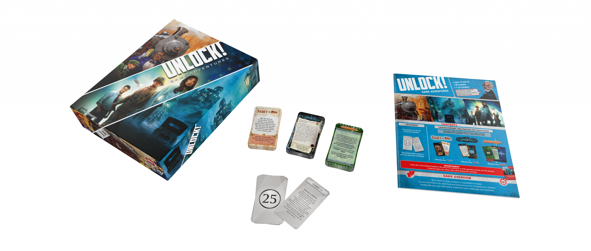 Unlock! - Game Adventures Board Game - Asmodee Nordics