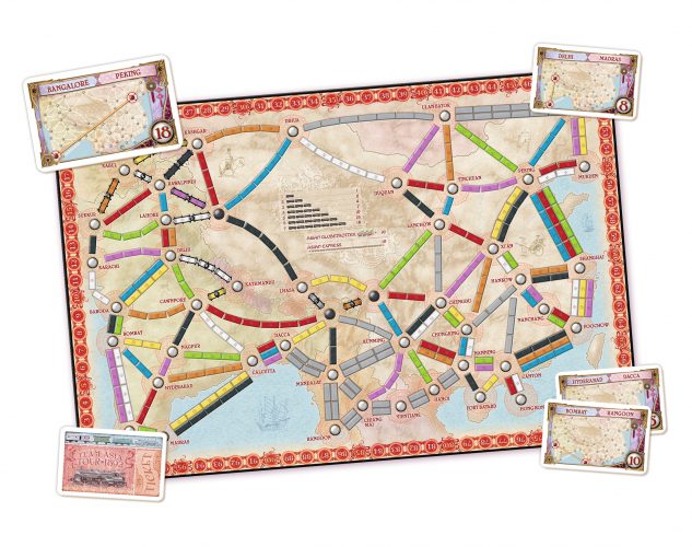 Ticket to Ride - Asia (Expansion) (Map collection) Board Game - Asmodee ...