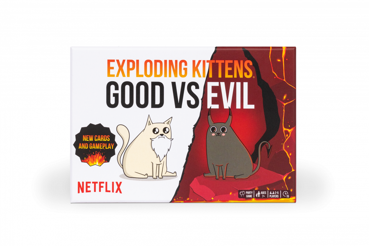 Exploding Kittens - Good Vs. Evil Board Game - Asmodee Nordics