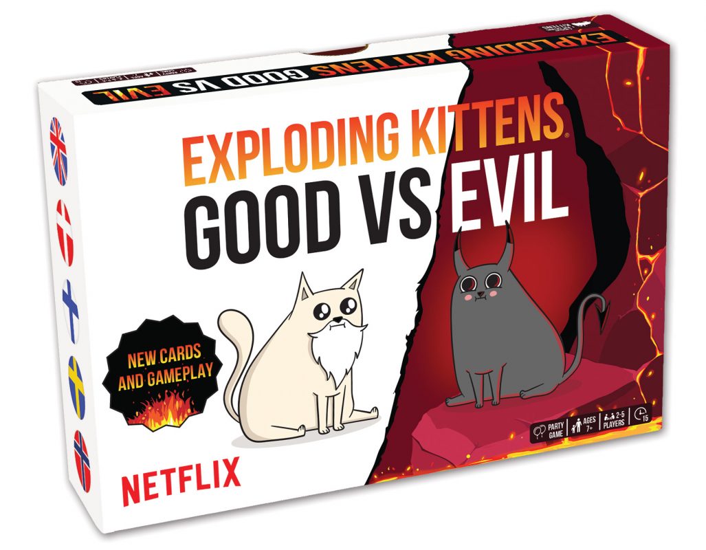 Exploding Kittens - Good Vs. Evil Board Game - Asmodee Nordics