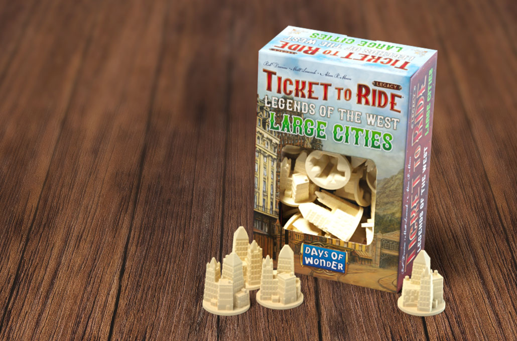 Ticket to Ride Legacy – Exclusive Large Cities Set - hobbynext.com