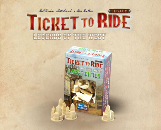 Ticket to Ride Legacy – Exclusive Large Cities Set - hobbynext.com